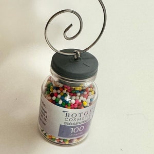 Set of 3 Sprinkle Glitter Botox Vial Christmas Ornaments. Injector ...