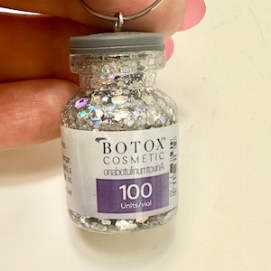 Set of 3 Sprinkle Glitter Botox Vial Christmas Ornaments. Injector ...