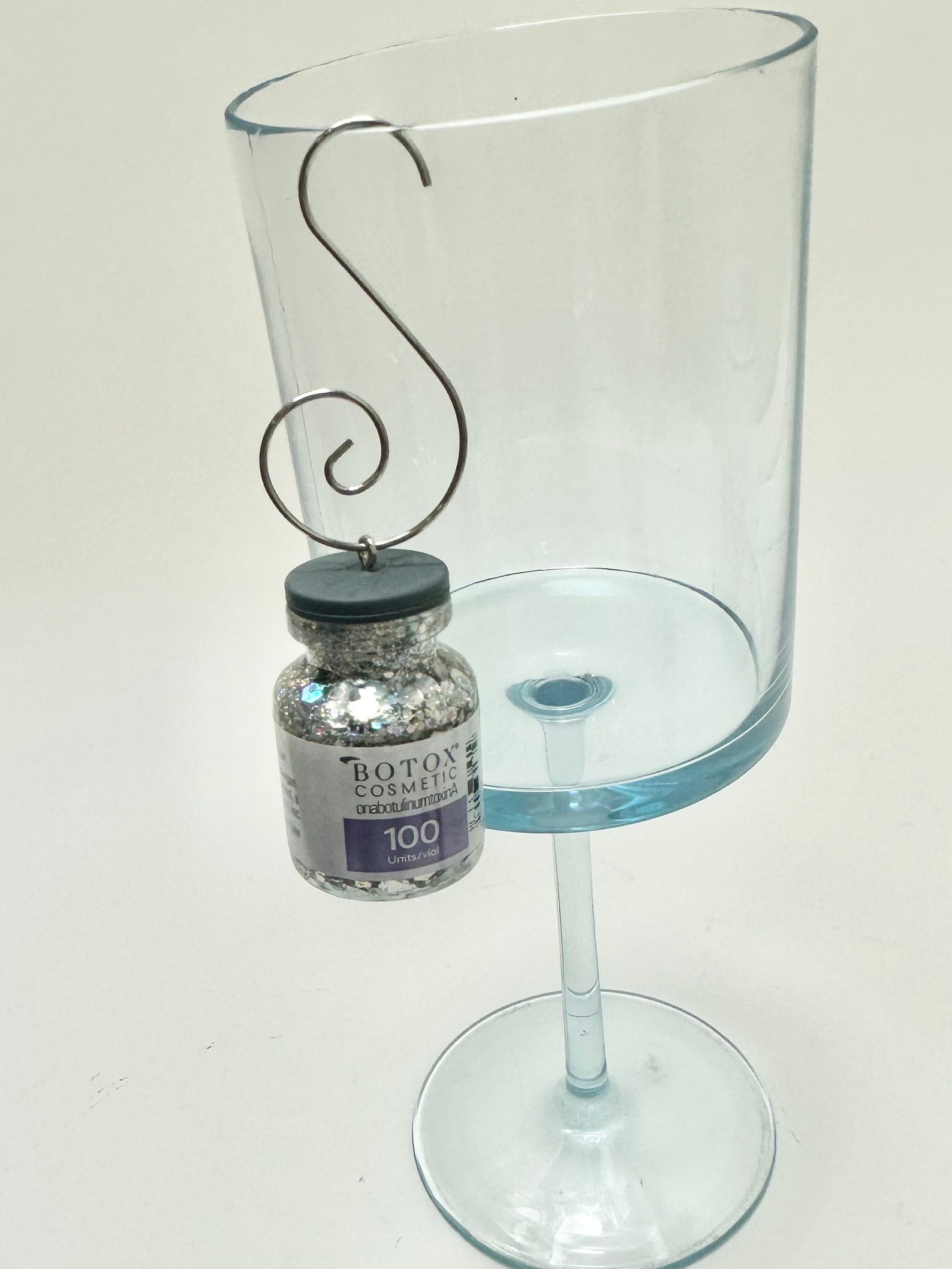 Set of 3 Sprinkle Glitter Botox Vial Christmas Ornaments. Injector ...