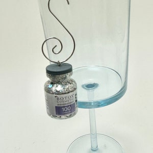 Set of 3 Sprinkle Glitter Botox Vial Christmas Ornaments. Injector ...
