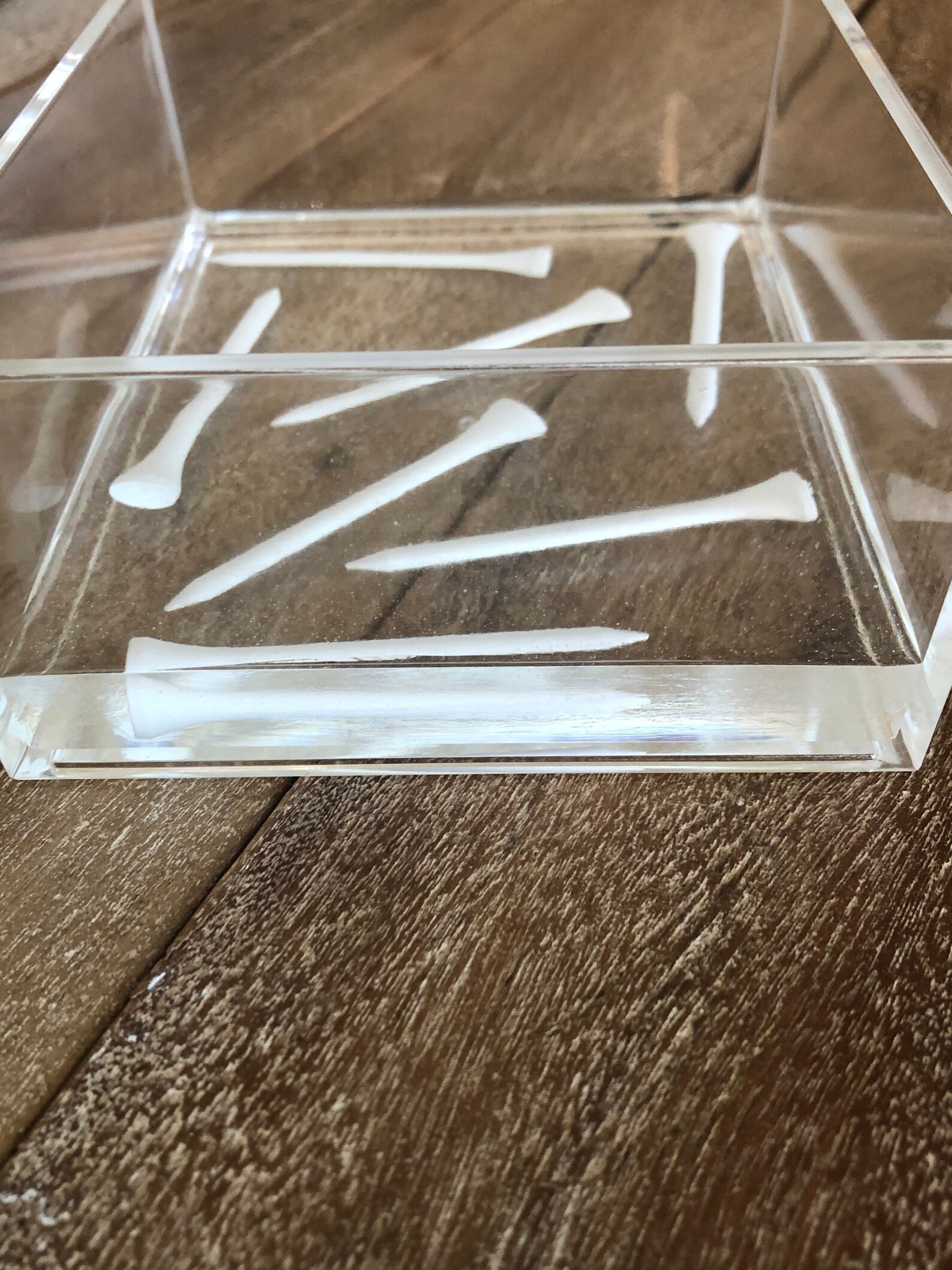 Golf Tee Acrylic Trinket Dish Catch All Tray. Perfect for | Etsy