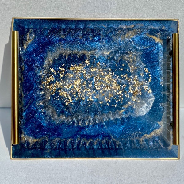 Blue Agate Platter - Etsy