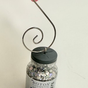 Silver Glitter Botox Vial Christmas Ornament. Injector, Nurse Doctor ...