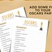 Oscars Word Scramble 2023 Oscars Party Game Academy Awards Night ...