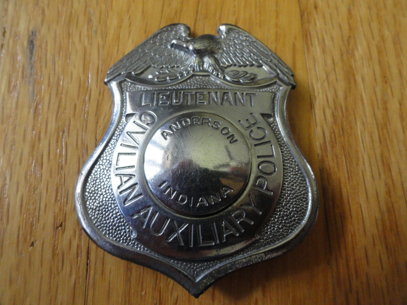 Lieutenant Badge Anderson Indiana Civilian Auxiliary Police - Etsy