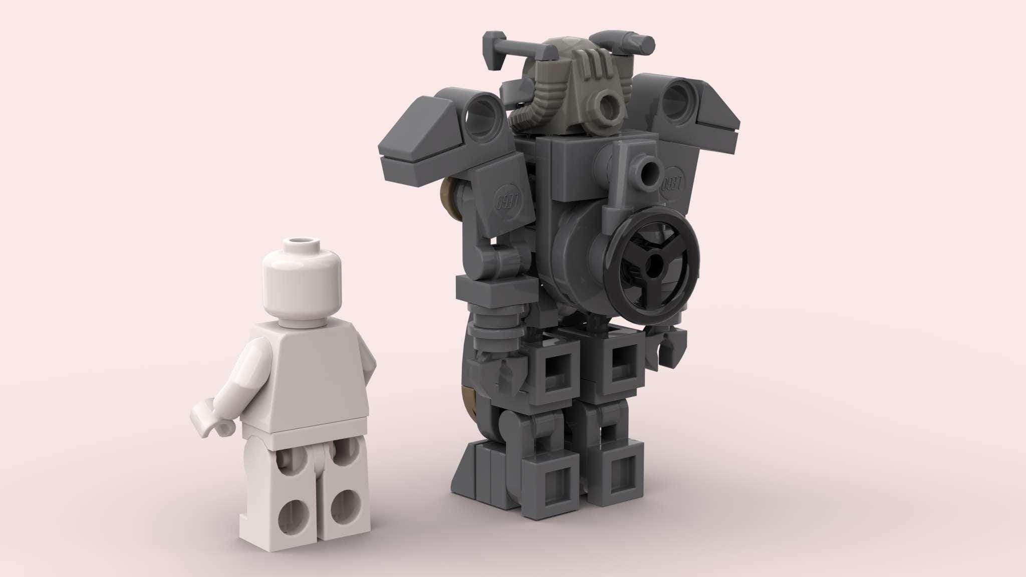 Fallout T-60 Poseable Power Armor Made With Authentic Bricks - Etsy