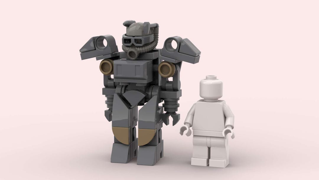 Fallout T-60 Power Armor Made With Authentic Bricks. - Etsy