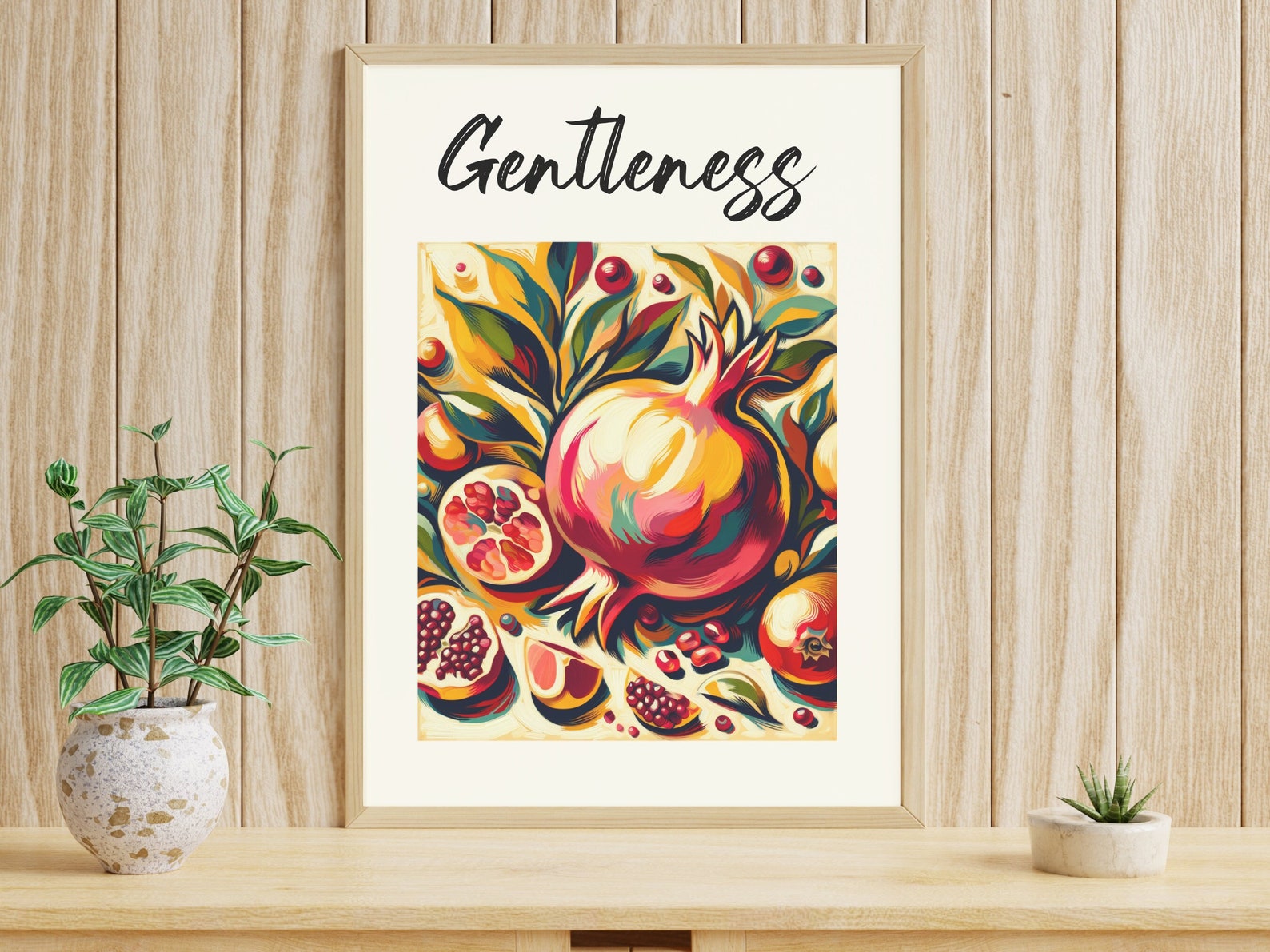 Gentleness Fruit of the Spirit Digital Art Print, Modern Artwork ...