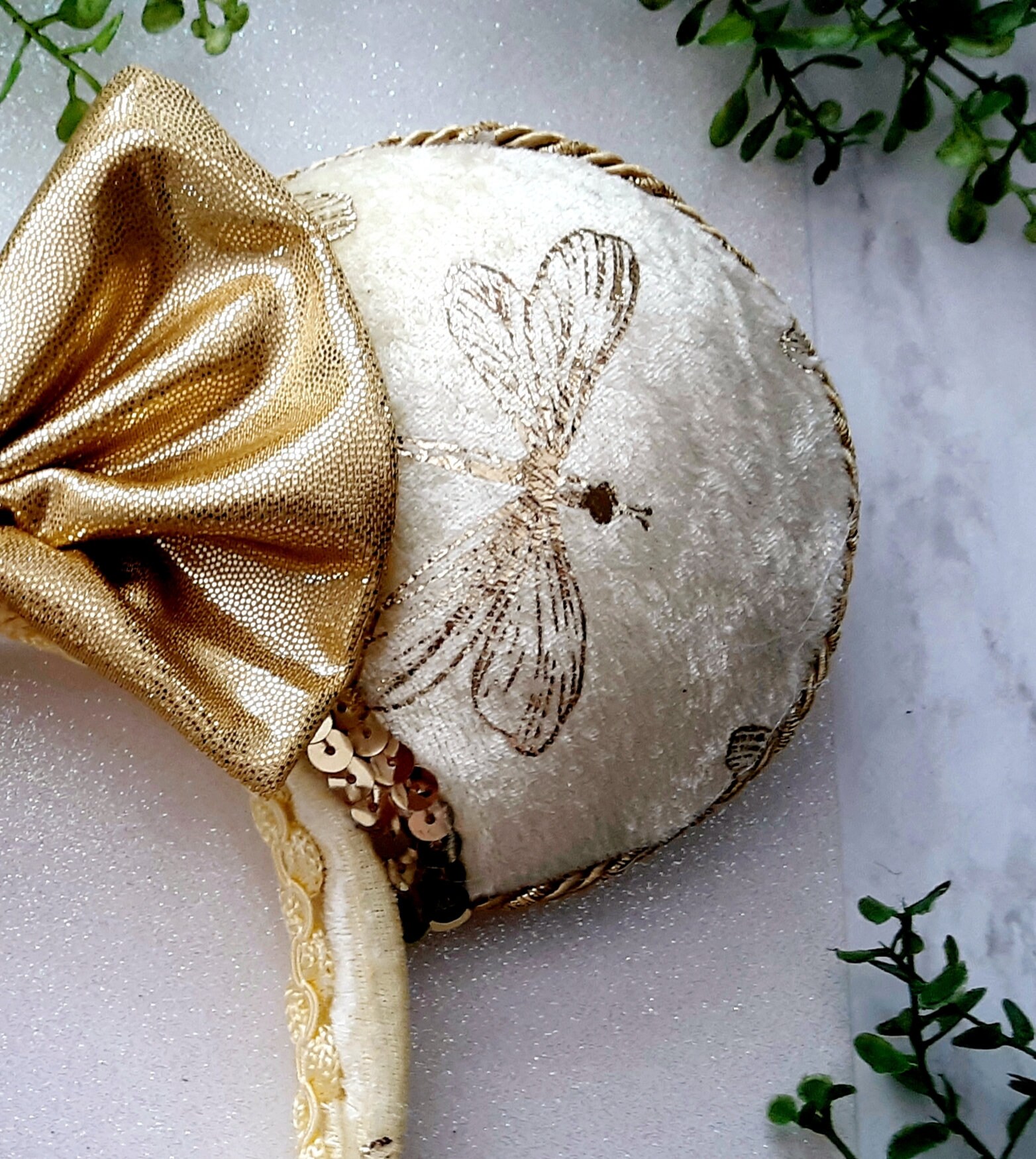 SUNSHINE DRAGONFLY Ears Velvet Boutique Minnie Mickey Ears Ladies ...