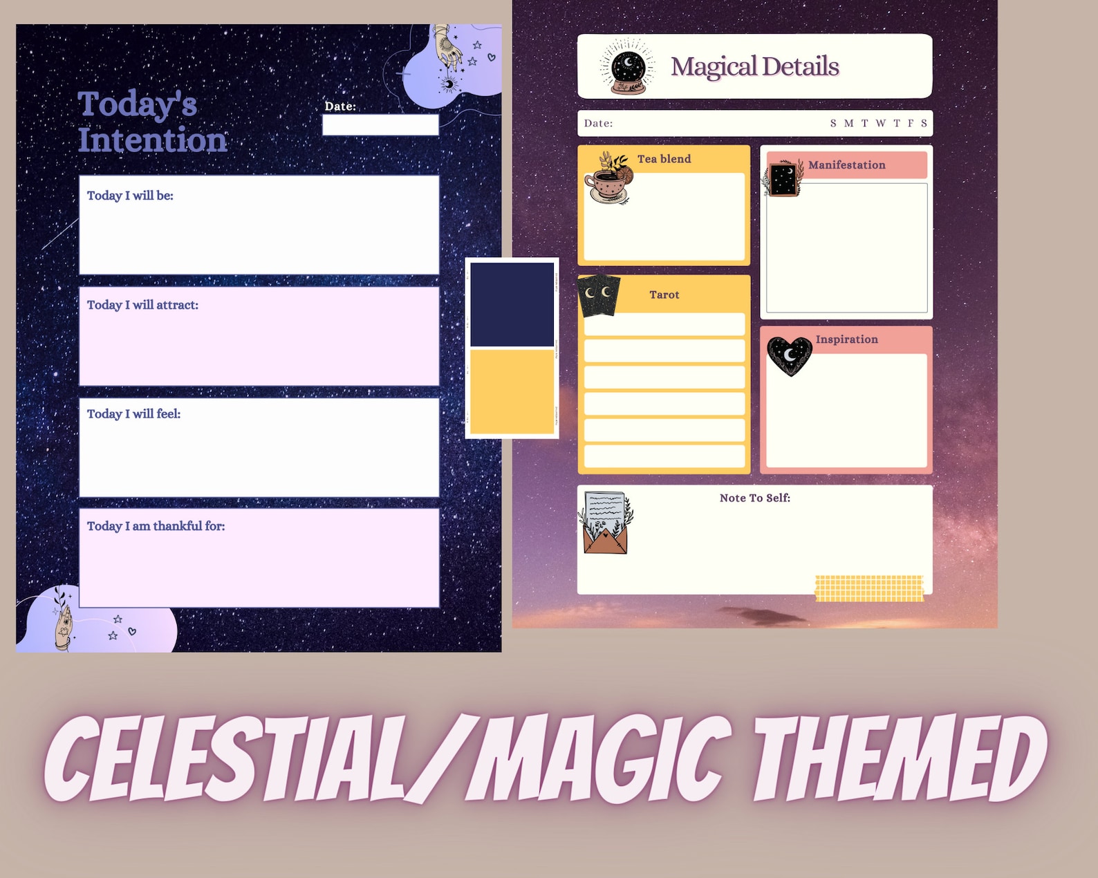 Printable Digital Download 5 Sheets Including Daily Planner - Etsy