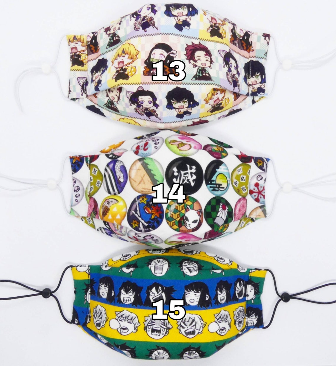 Cosplay Anime Cotton Face Mask Face Covering Reusable Mask | Etsy