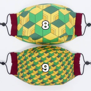 Cosplay Anime Cotton Face Mask Face Covering Reusable Mask | Etsy