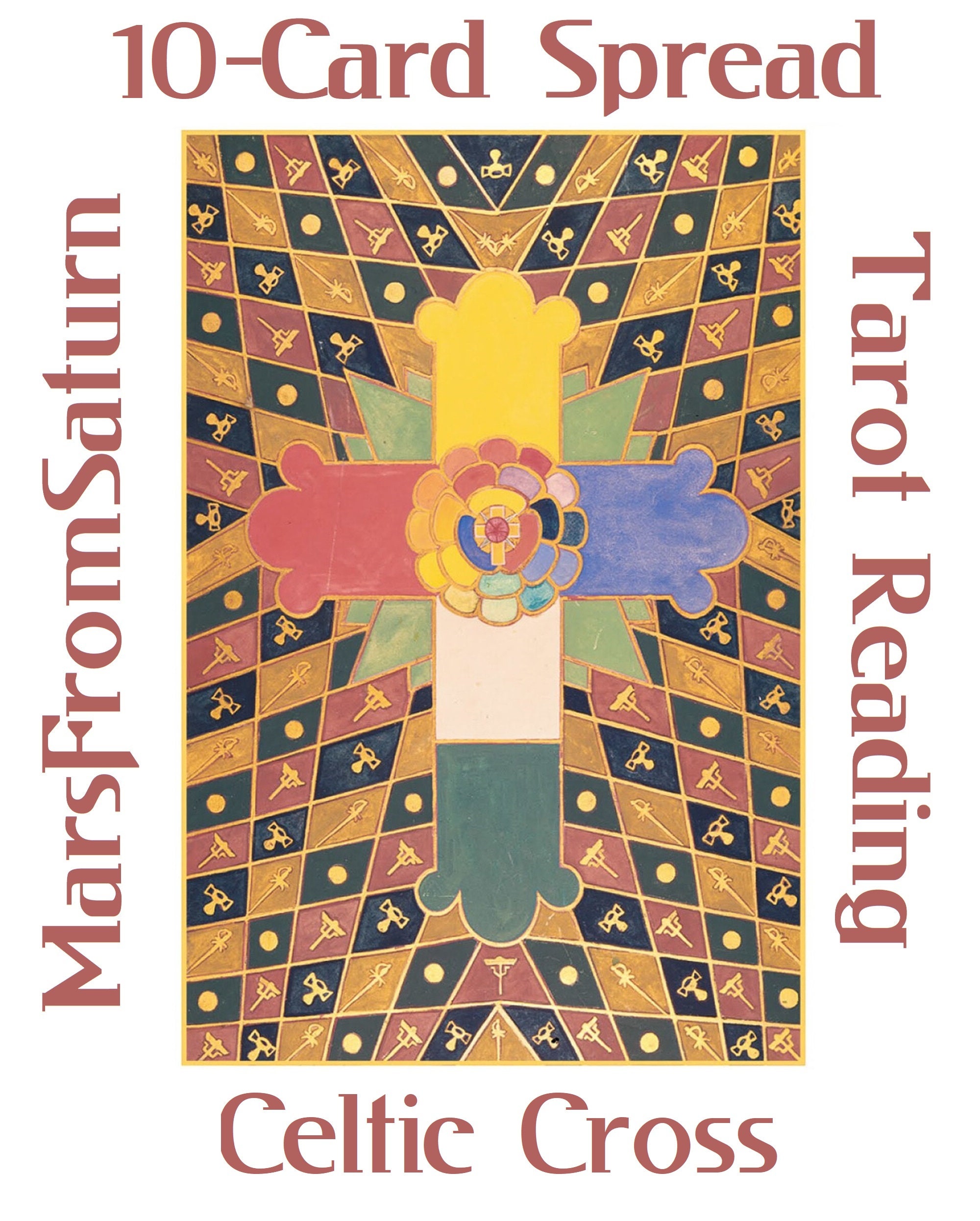 10-card "celtic Cross" Tarot Spread [THOTH] - Etsy UK