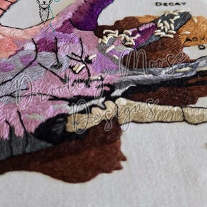FIVE STAGES of DECAY Hand Embroidery 8 Inch | Pdf Digital Pattern ...