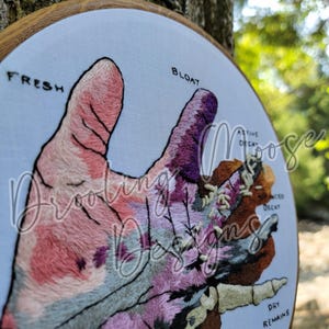 FIVE STAGES of DECAY Hand Embroidery 8 Inch | Pdf Digital Pattern ...