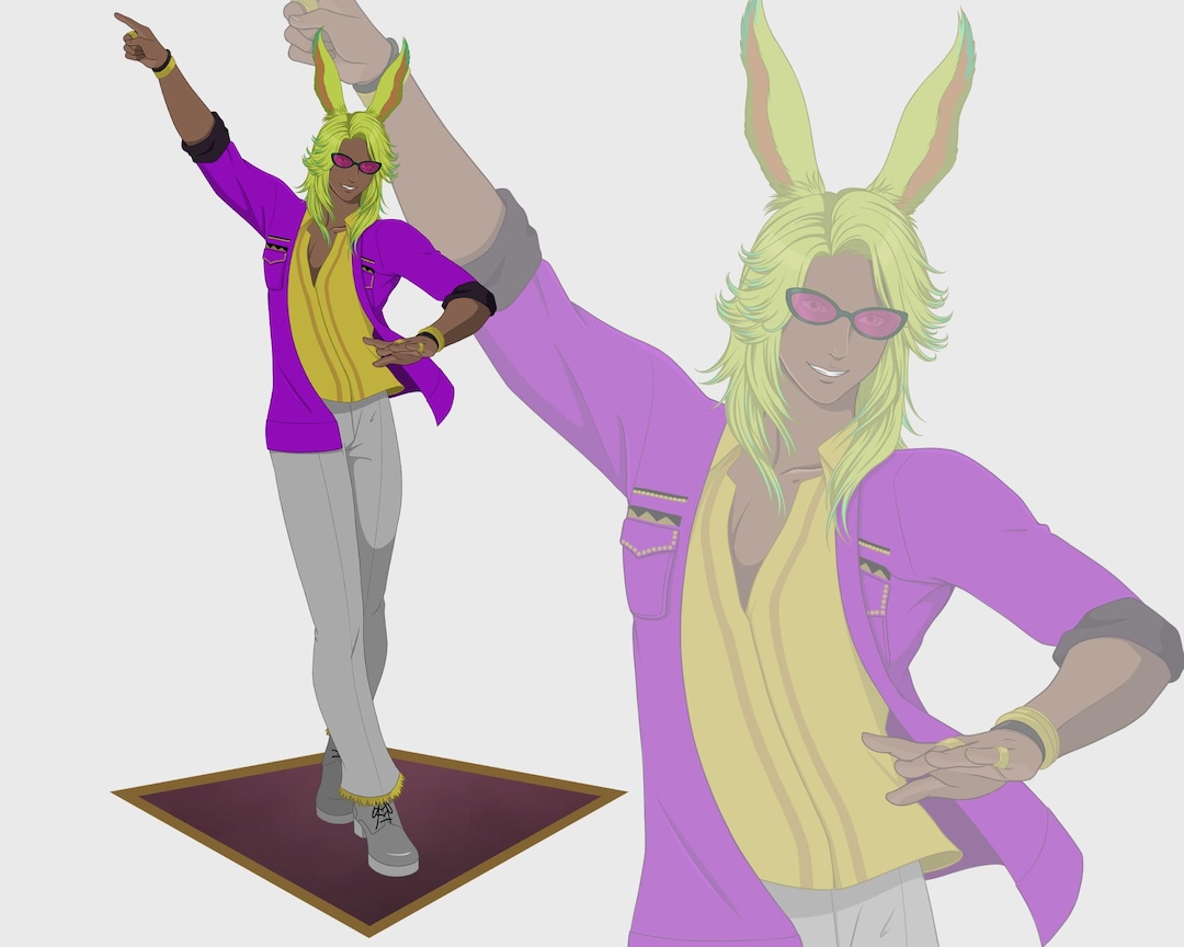 FFXIV Dancing Green Standee - Etsy