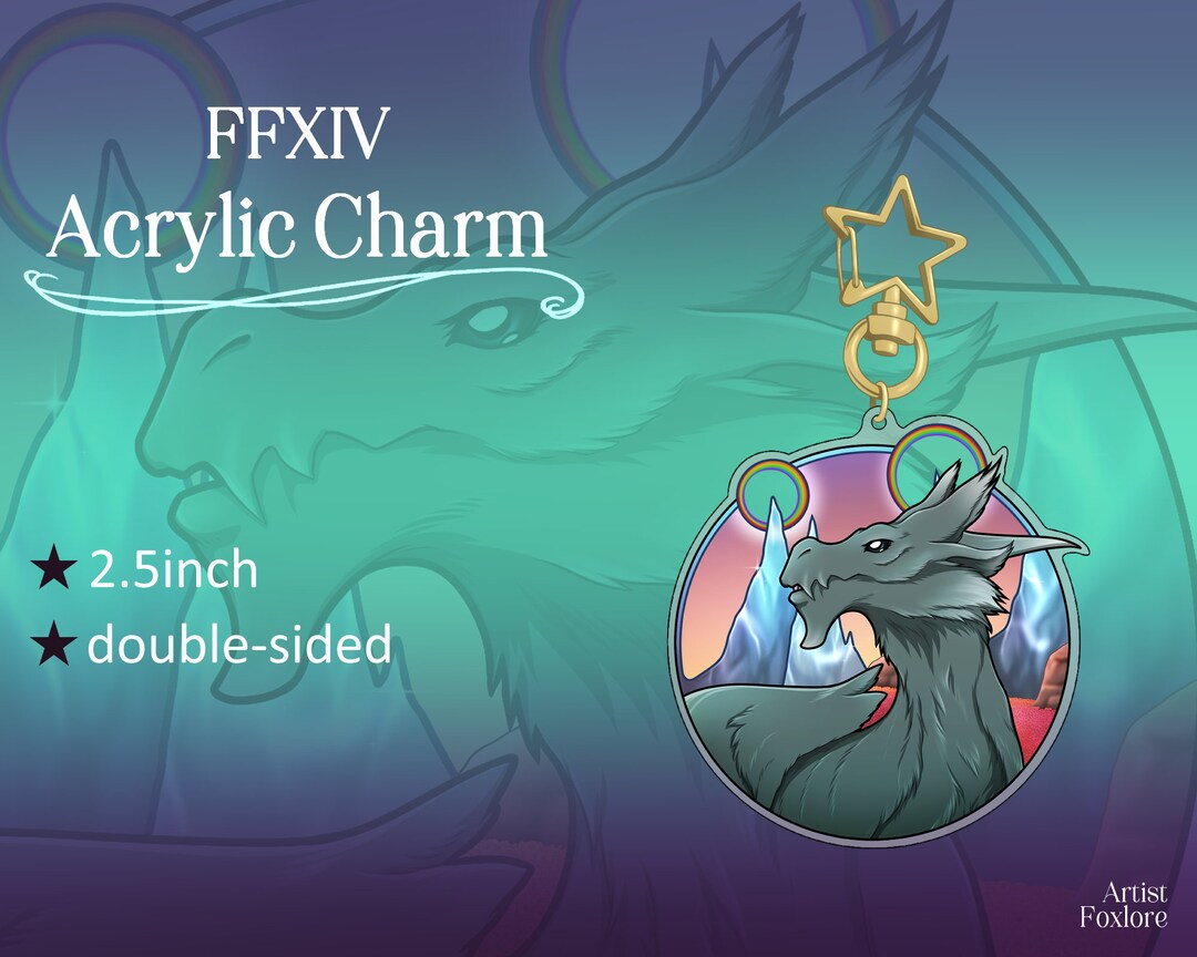 FFXIV Amaro Acrylic Charm & Sticker - Etsy