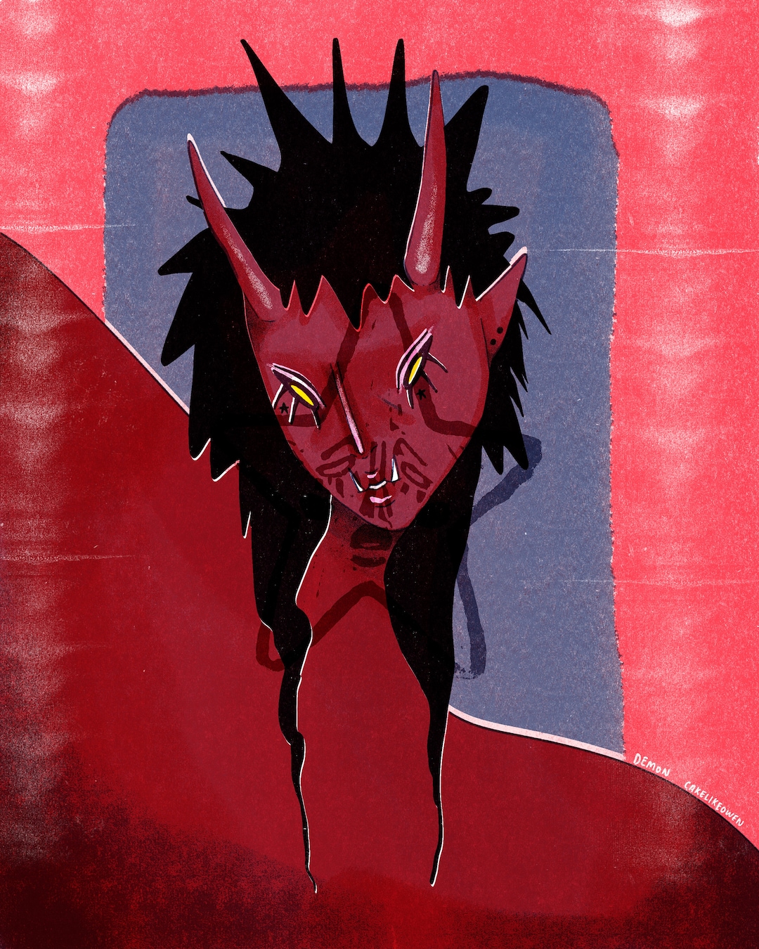 DEMON inktober 2023 ART PRINT - Etsy