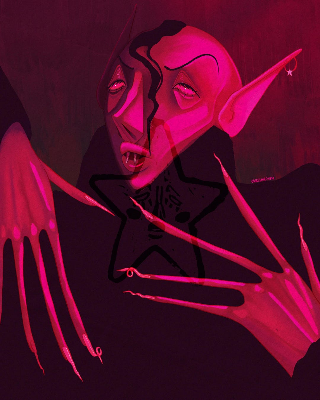 NOSFERATU - Illustration (A3 and A4 Available) - Etsy