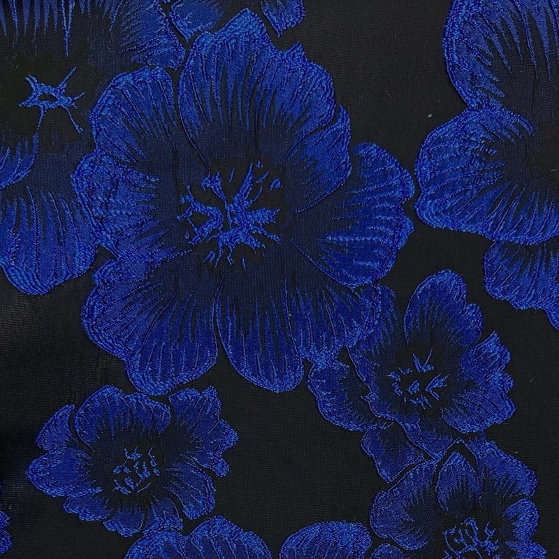 Blue Brocade Jacket - Etsy