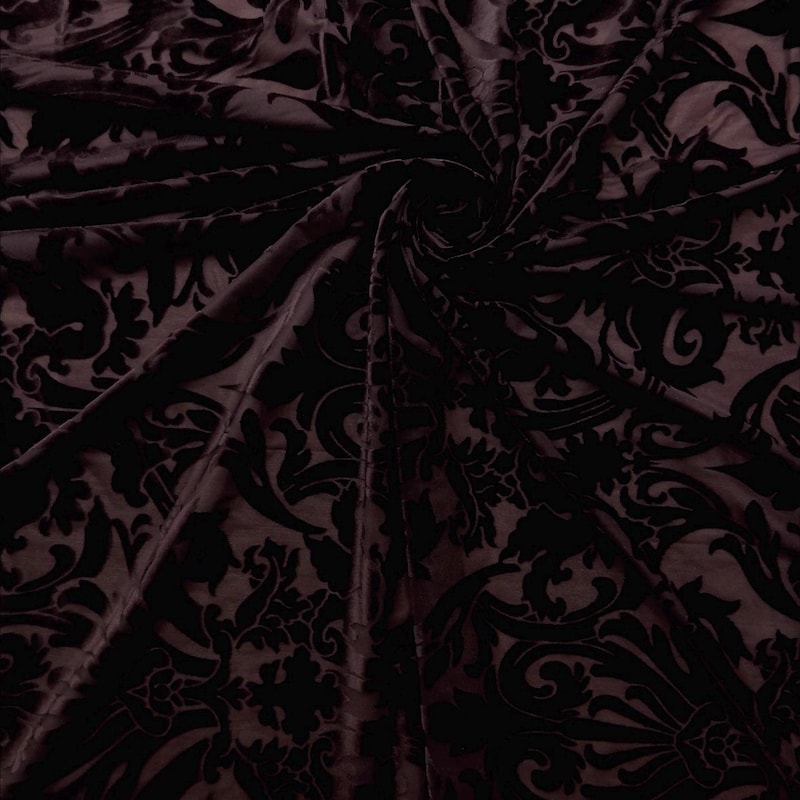 Burnout Floral Fabric Sheer - Etsy