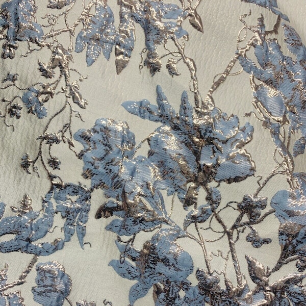 Blue Brocade - Etsy