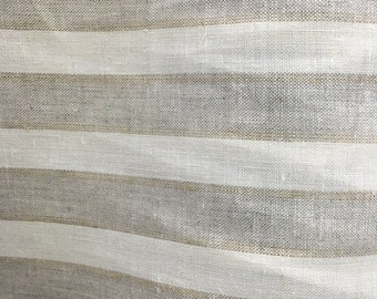 Linen Striped Fabric - Etsy