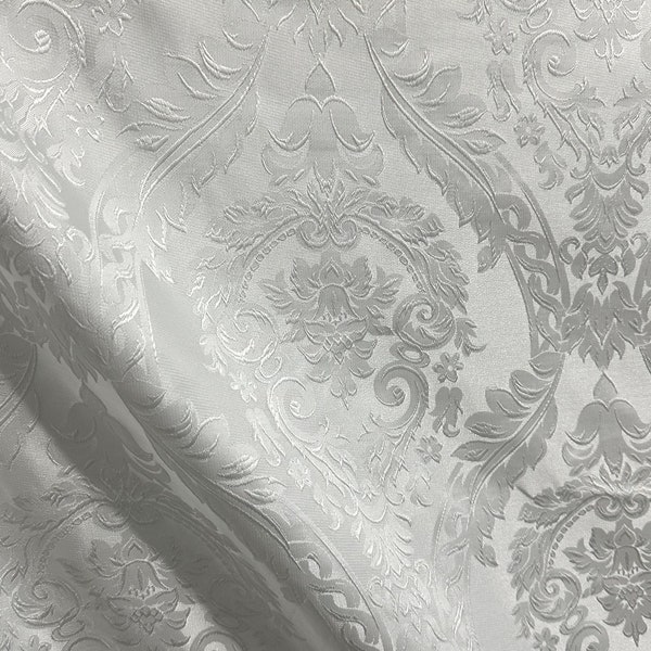 White Damask - Etsy