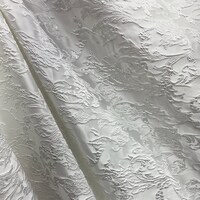 White Brocade - Etsy