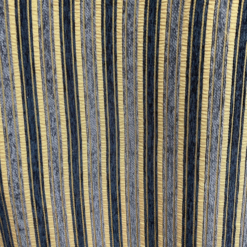 Royal Blue Stripe Fabric - Etsy