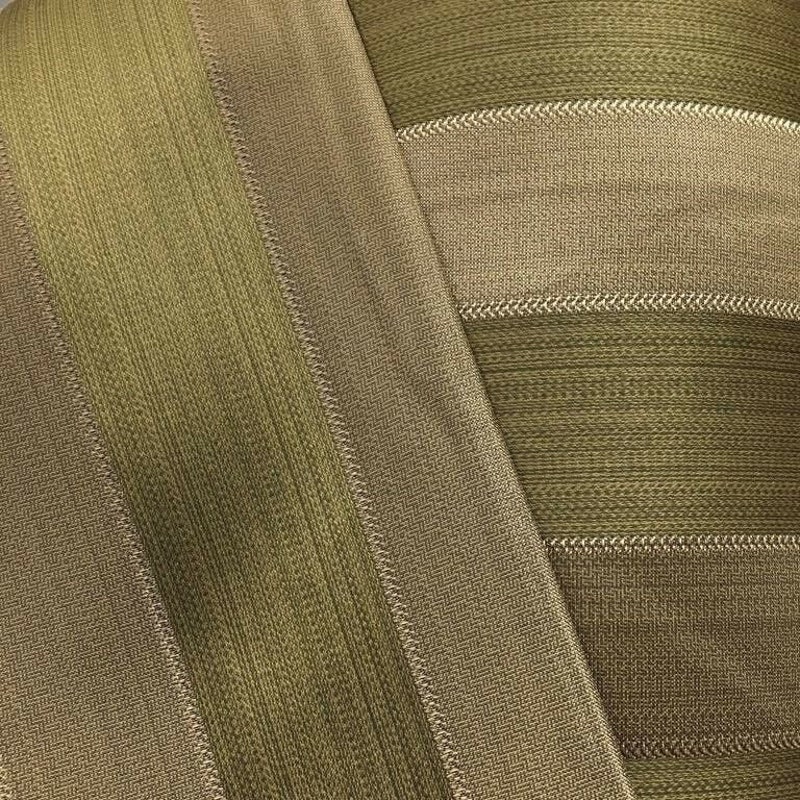 Striped Olive Green Fabric - Etsy