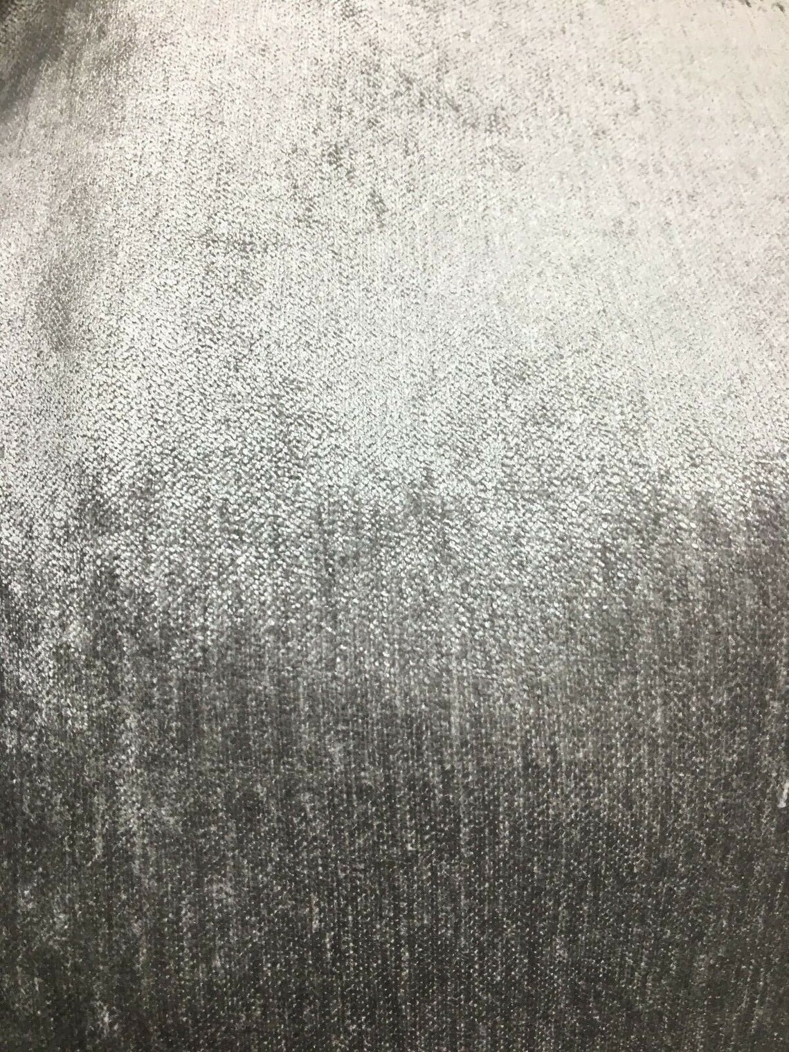 LIGHT GRAY Solid Chenille Velvet Upholstery Drapery Fabric 56 - Etsy