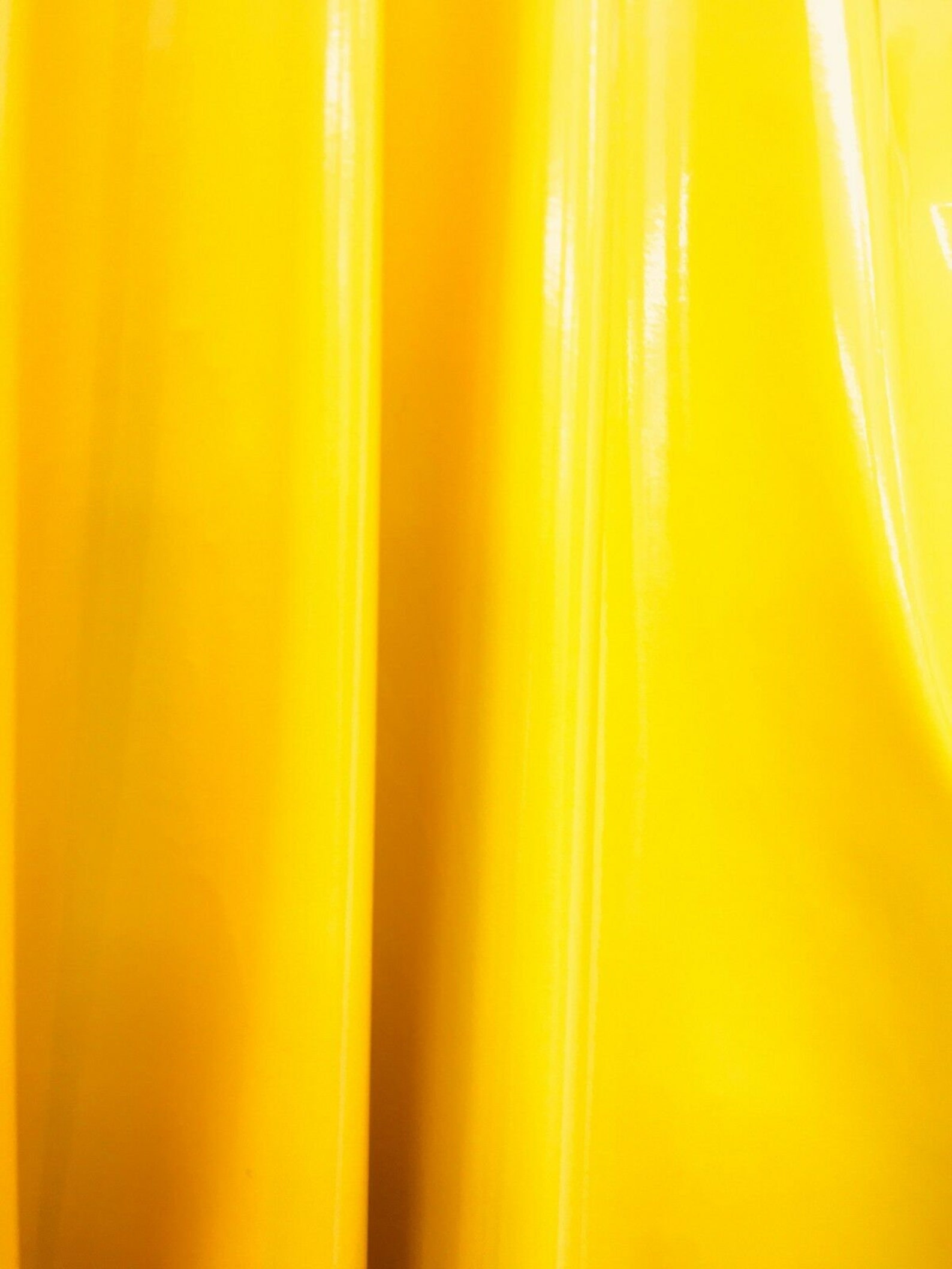 SUNFLOWER YELLOW Shiny Glossy PVC Pleather Stretch Fabric (58 In.) Sold ...