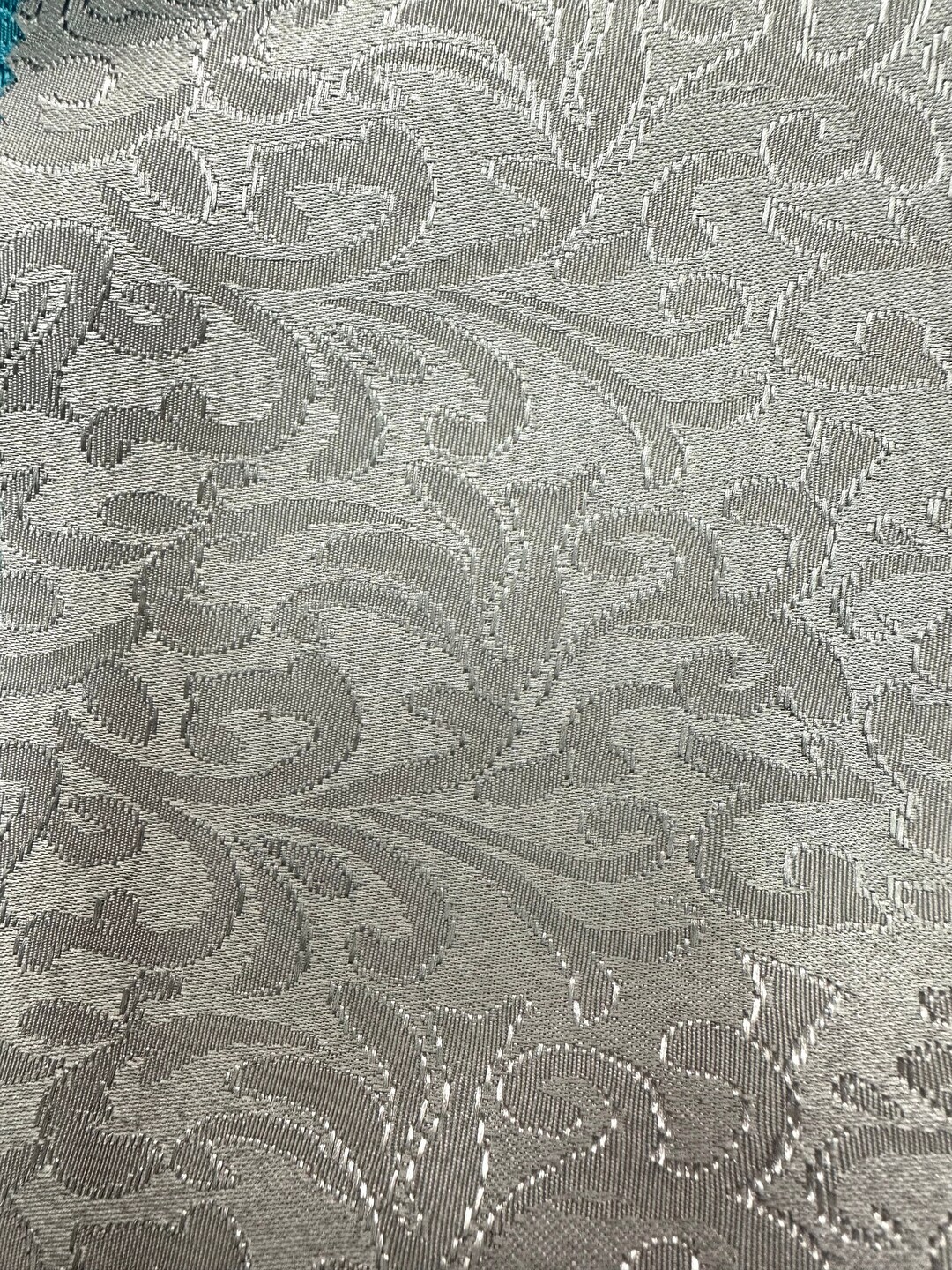 GRAY Floral Brocade Fabric (60 In.) Sold by the Yard - Etsy