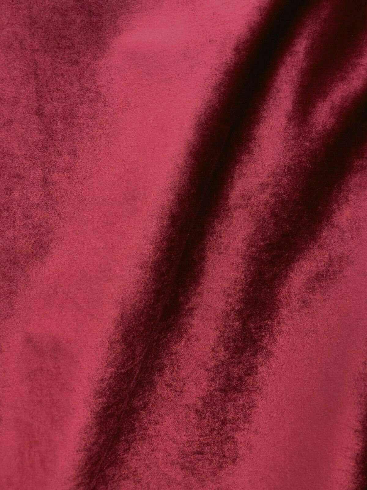 DEEP RED Soft Upholstery Drapery Velvet Fabric 56 in. Sold | Etsy