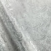 WHITE SILVER Metallic Paisley Brocade Fabric (60 In.) Sold by the Yard ...