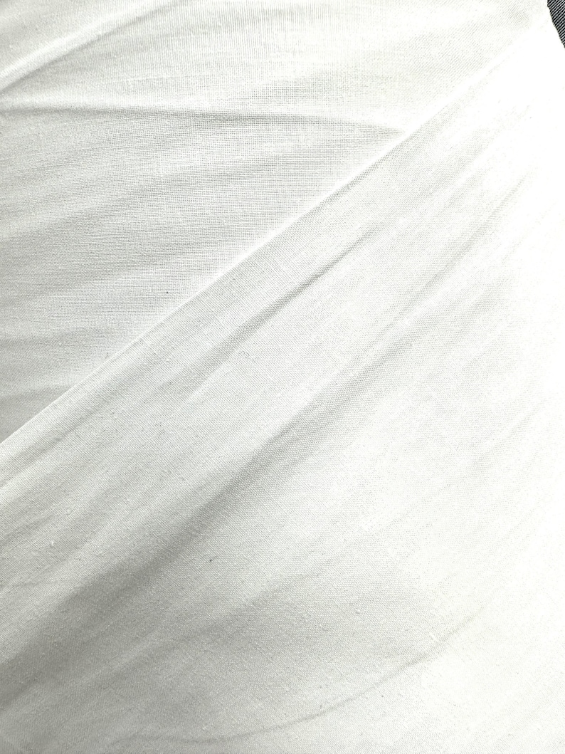 WHITE 100% Cotton Extra Wide Fabric (110 In.) Sold by the Yard - Etsy