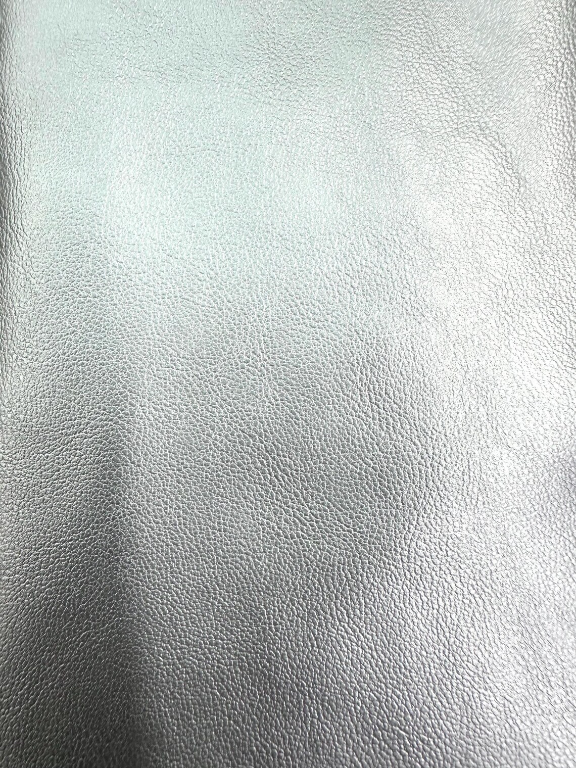 SILVER GRAY PVC Pleather Stretch Fabric (55 In.) Sold by the Yard - Etsy