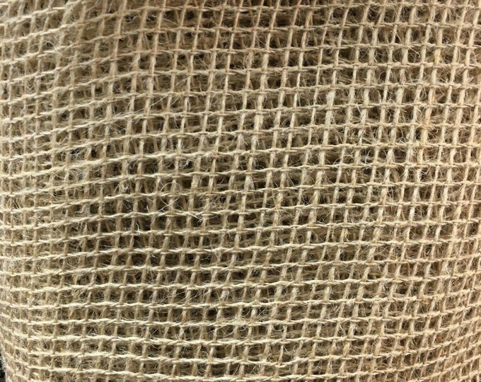 OPEN WEAVE Natural Burlap Fabric (80 In.) Sold by the Yard - Etsy