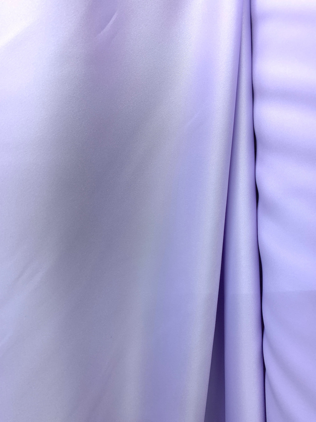 LIGHT LILAC Solid 100% Polyester Mystique Satin Fabric (60 In.) Sold by ...