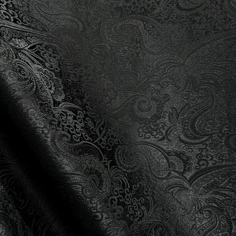 Metallic Paisley Brocade - Etsy