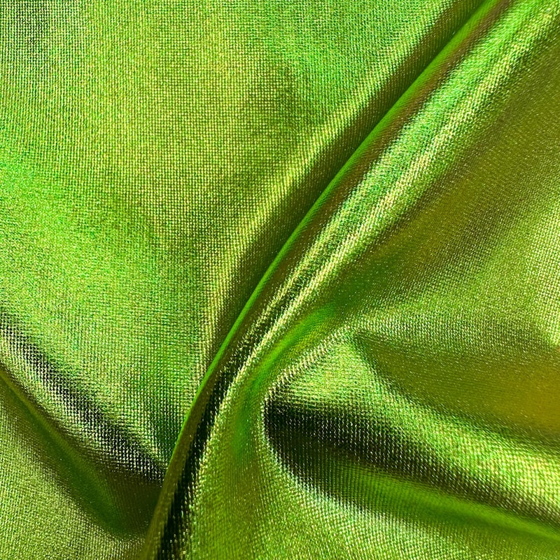 Lime Metallic Spandex - Etsy
