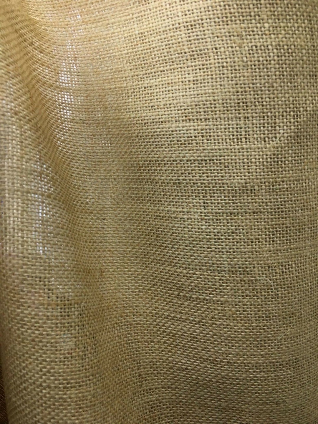 NATURAL JUTE Burlap Fabric (60 In.) Sold by the Yard - Etsy