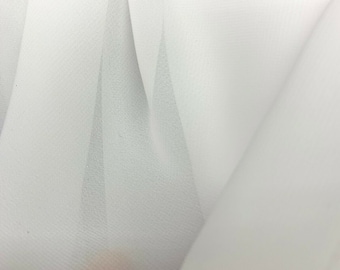 BURGUNDY Sheer Solid Polyester Chiffon Fabric 60 In. Sold by | Etsy