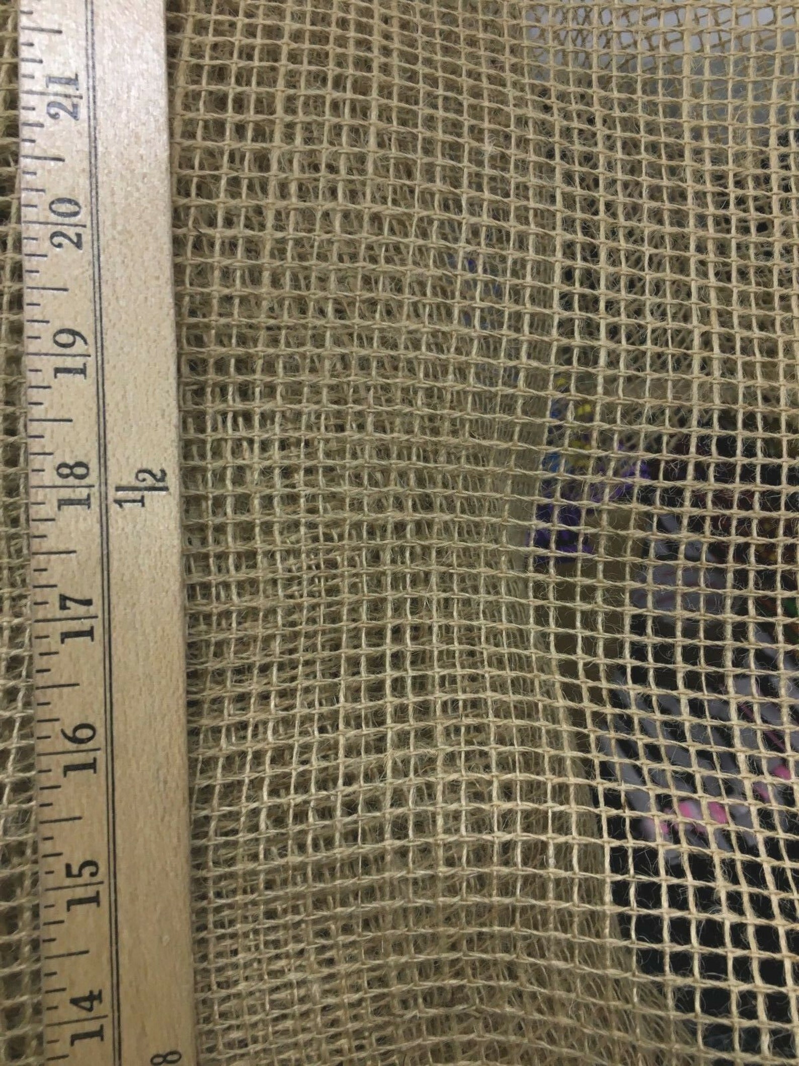 OPEN WEAVE Natural Burlap Fabric 80 In. Sold by the Yard - Etsy