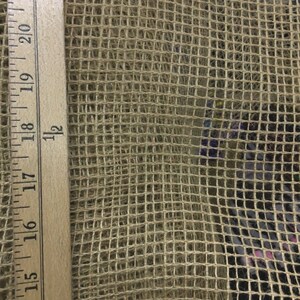 OPEN WEAVE Natural Burlap Fabric (80 In.) Sold by the Yard - Etsy