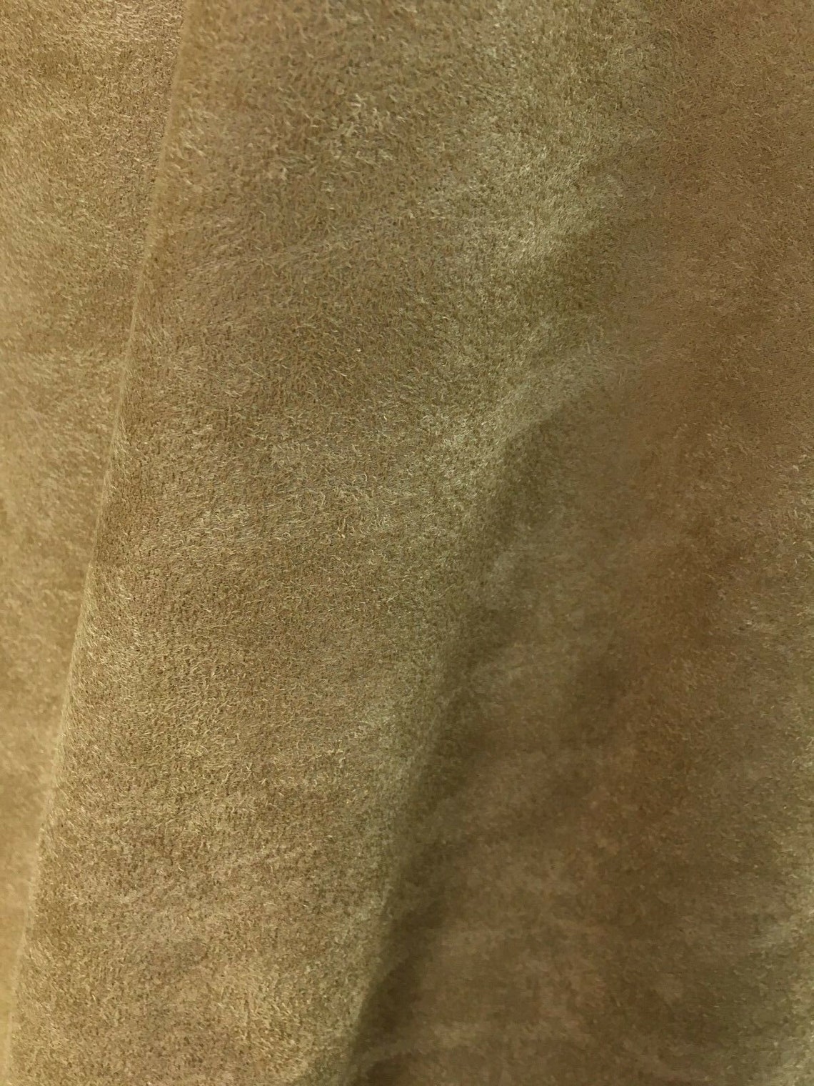 TAN Solid Faux Suede Upholstery Drapery Fabric (54 In.) Sold by the ...