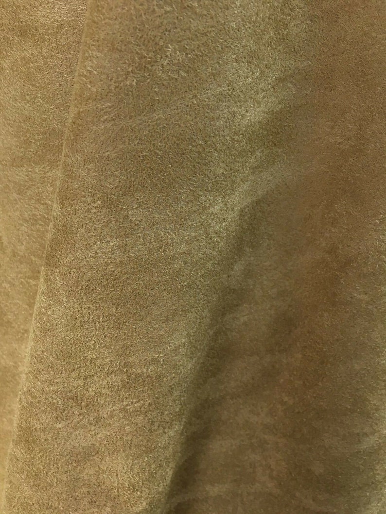 TAN Solid Faux Suede Upholstery Drapery Fabric (54 In.) Sold by the ...