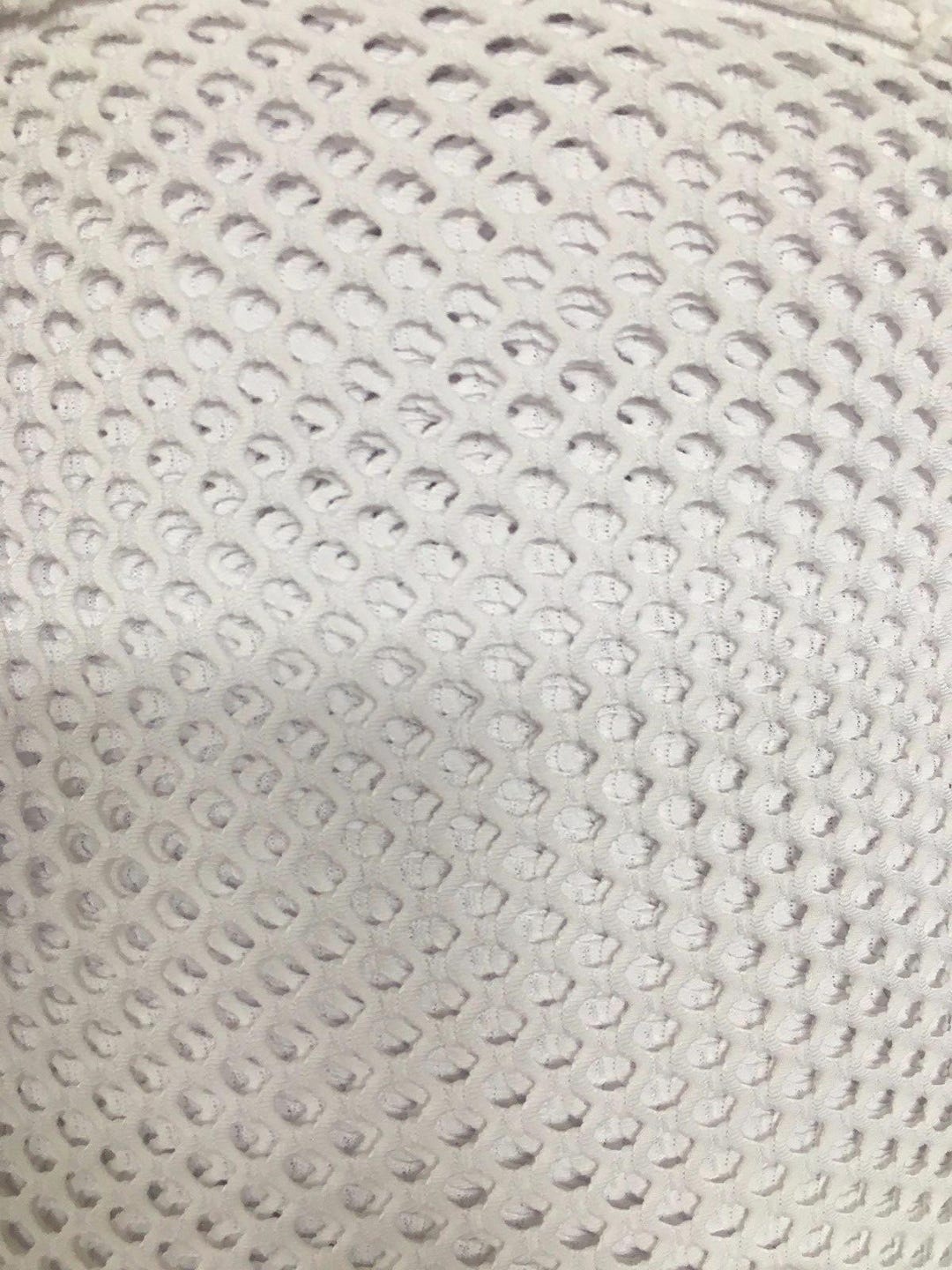 WHITE Fishnet Mesh Small Hole Stretch Spandex Fabric (60 In.) Sold by ...