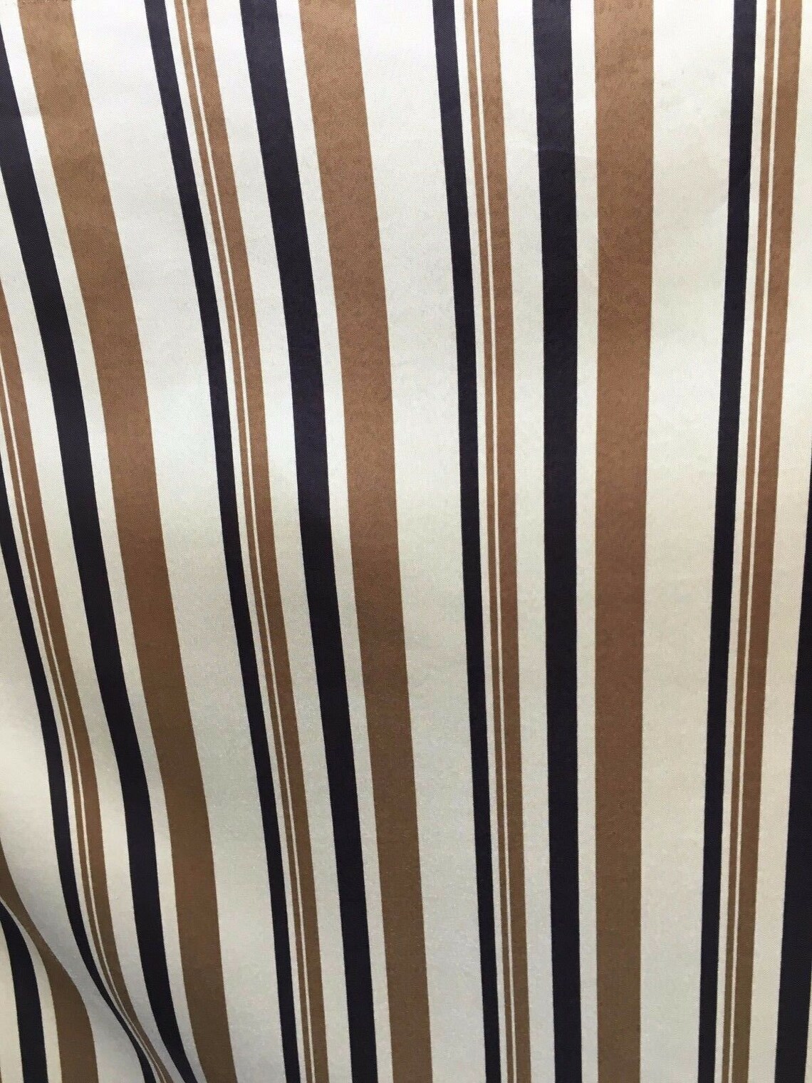 BEIGE BROWN MULTICOLOR Striped Polyester Twill Fabric (60 In.) Sold by ...
